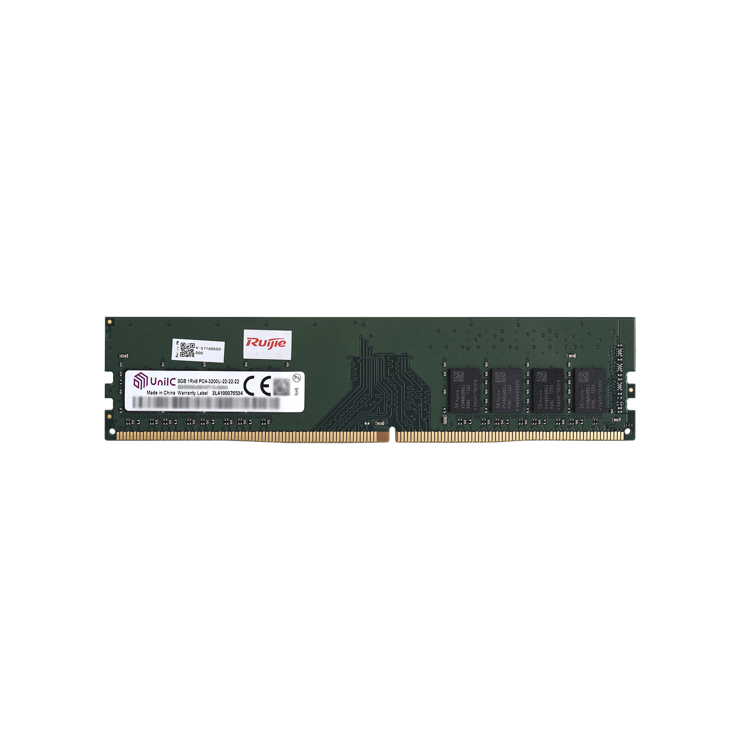 终端内存条，8GB，紫光Unilc，SCC08GU03H3F1C-32AA，DDR4 3200MHz，V-57160502-000